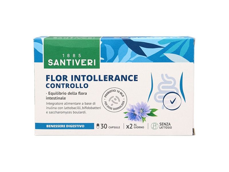 Flor intollerance Controllo 30 capsule | Santiveri